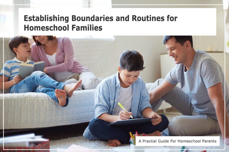Establishing Boundaries and Routines for Homeschool Families ...