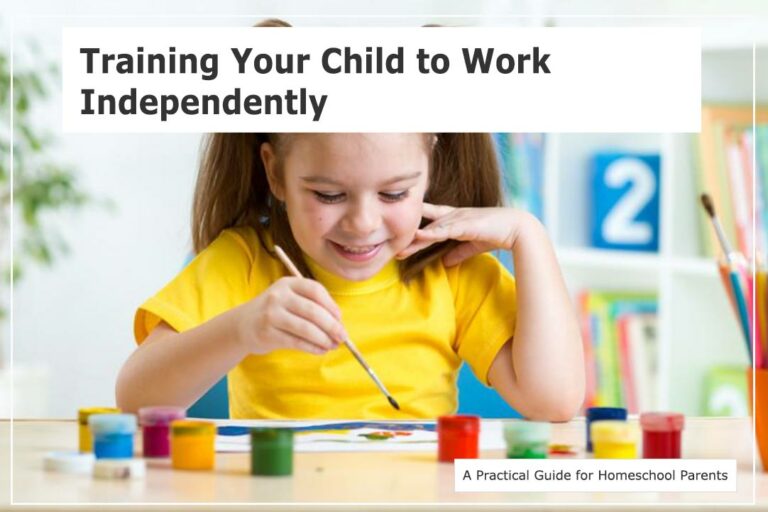 Training Your Child to Work Independently – Supercharged Science & Math